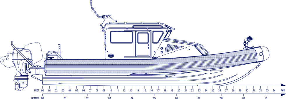 SAFE 33 Full Cabin Fire Boat - SAFE Boats