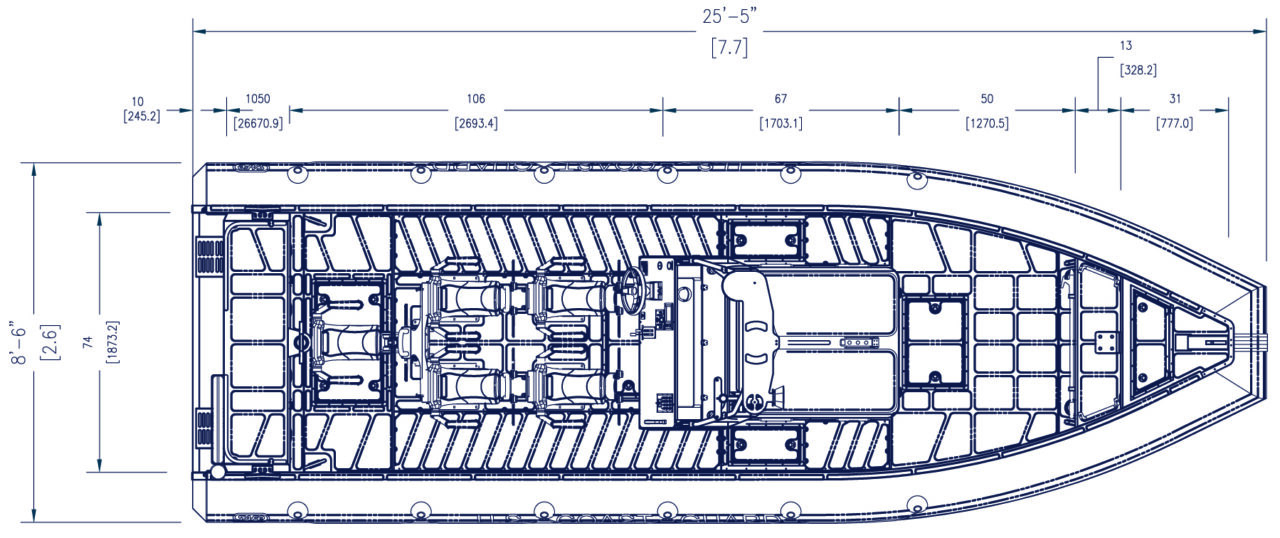 SAFE 26 Center Console-Inboard - SAFE Boats
